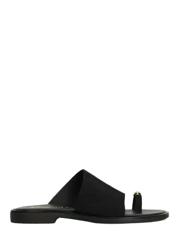 NICOLAS LAINAS Embellished Toe-strap Sandals - Black