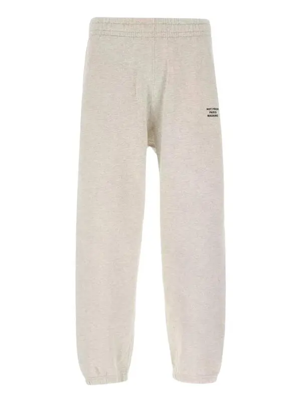Drole De Monsieur Slogan-print Track Pants - Grey
