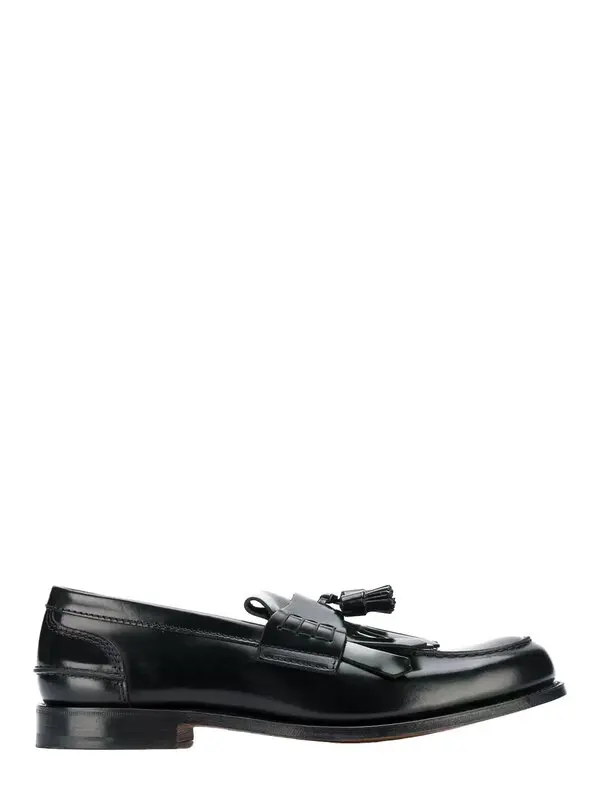 Church's Varnished Tassel Loafers - Black