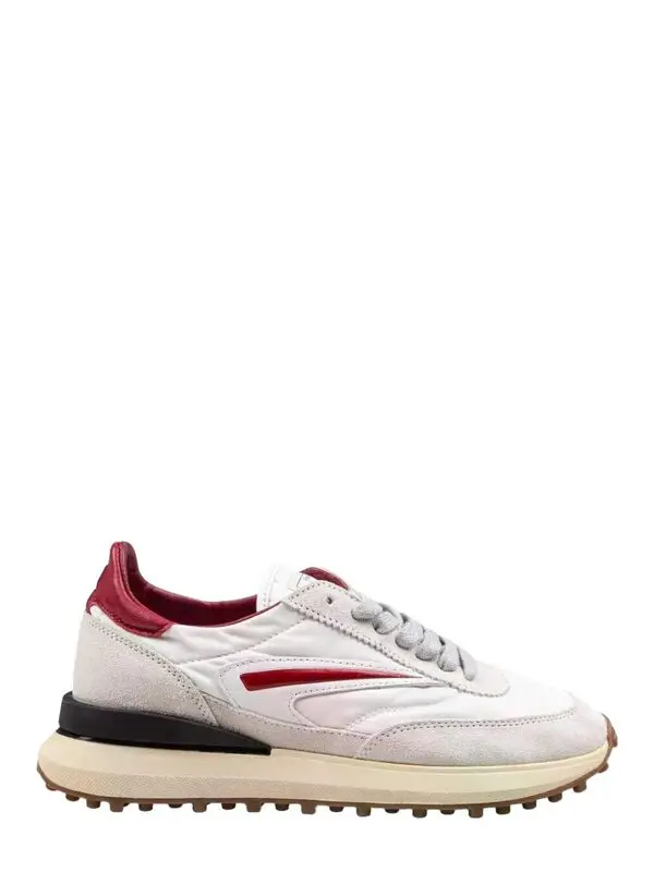 D.a.t.e. Suede-panel Lace-up Sneakers - White