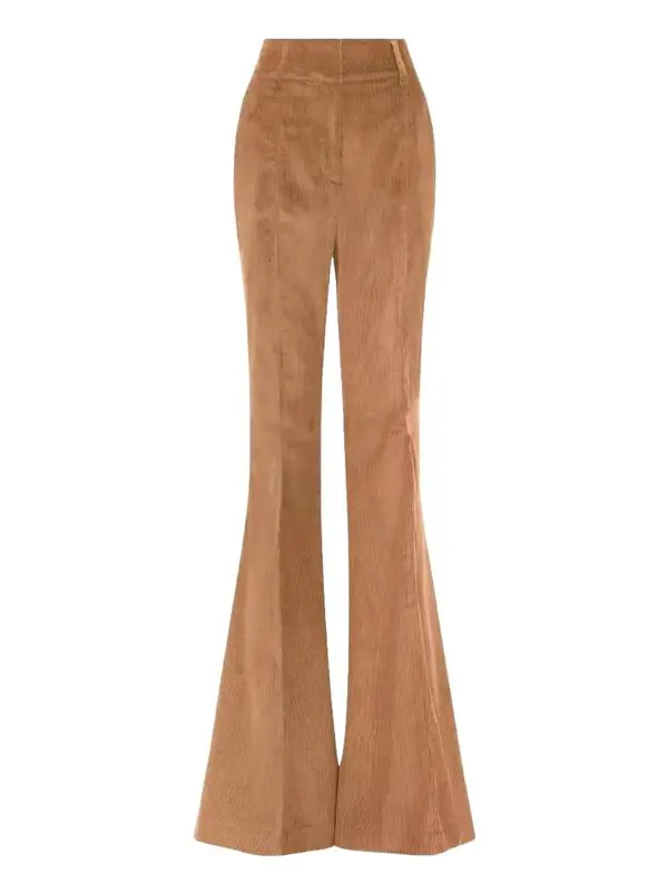 Gabriela Hearst Ianthe Corduroy Flared Trousers - Brown