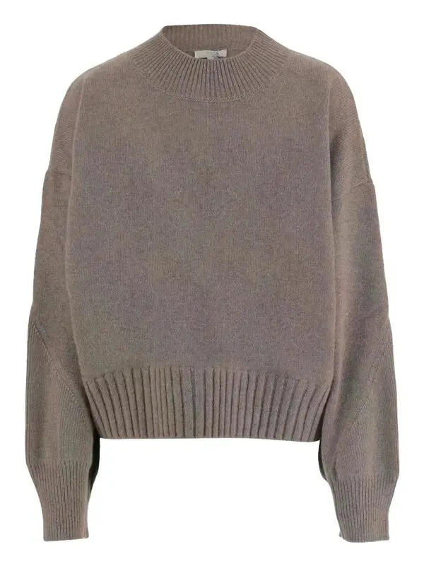 Malo Ribbed Knit Sweater - Brown