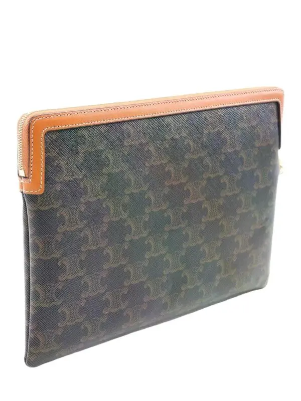 Celine Triomphe Clutch Bag - Black