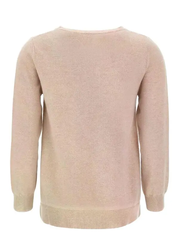 KANGRA Crew Neck Long Sleeve Sweater - Neutrals