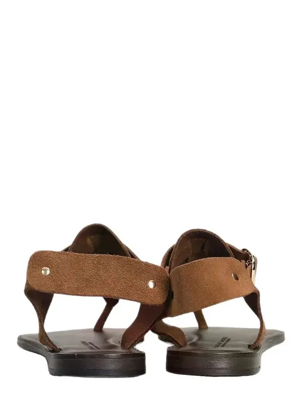 NICOLAS LAINAS Buckle-fastening Thong Sandals - Brown