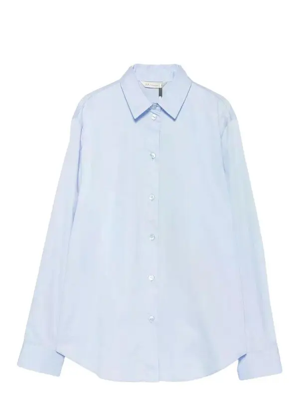 Max Mara Fiacre Long-sleeve Cotton Shirt - Blue