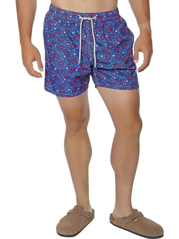 MC2 SAINT BARTH Lighting Micro Fantasy Swim Shorts - Blue