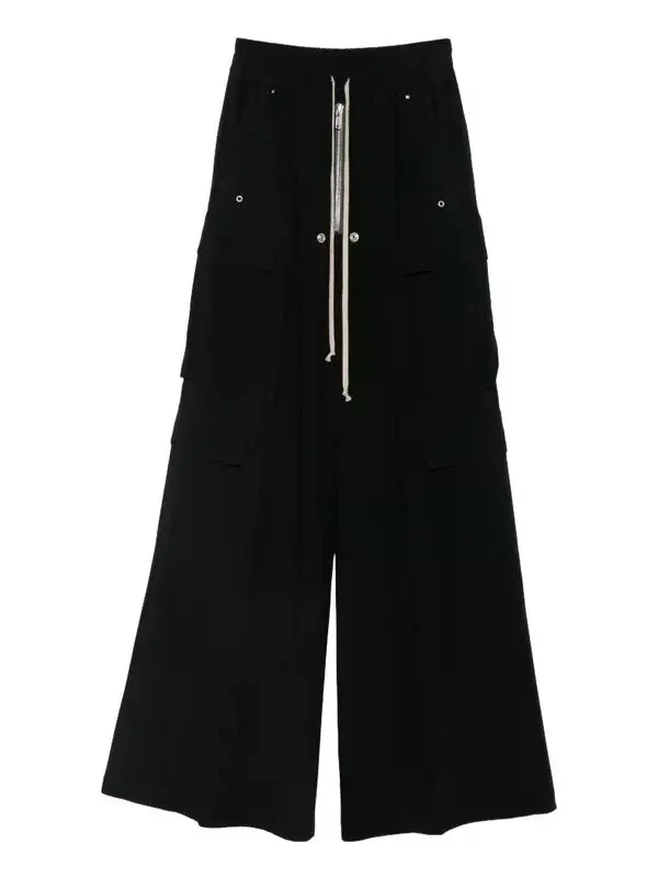 Rick Owens Cargo Pocket Palazzo Pants - Black
