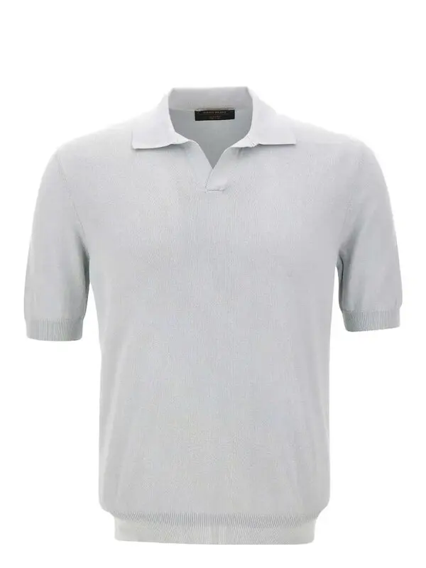 GRAN SASSO Polo-collar T-shirt - Grey