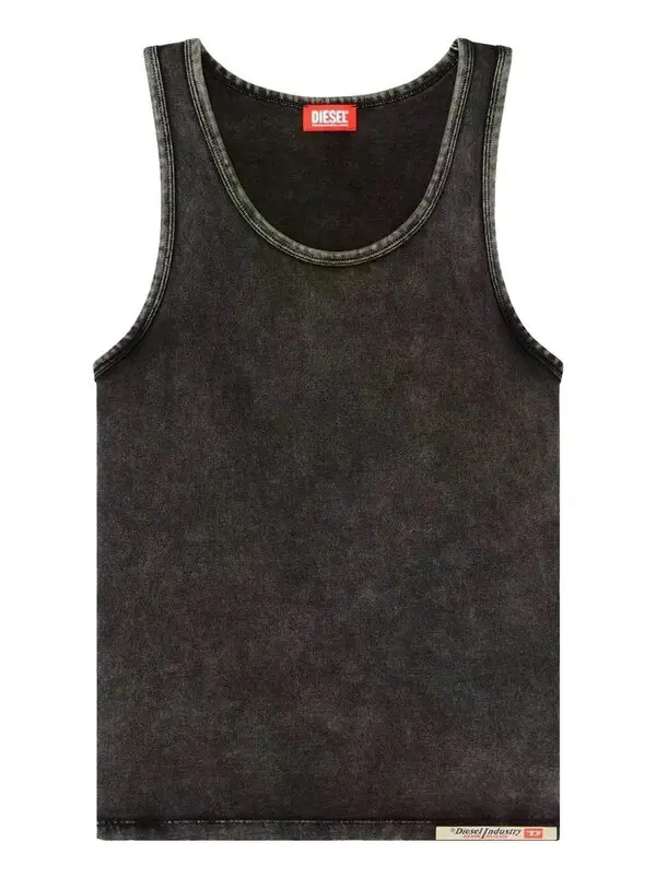 DIESEL® Logo Patch Tank Top - Black