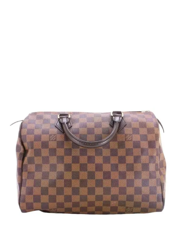 LOUIS VUITTON Speedy Satchel - Brown