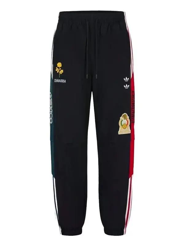 WILLY CHAVARRIA Cdm Logo-patch Track Pants - Black