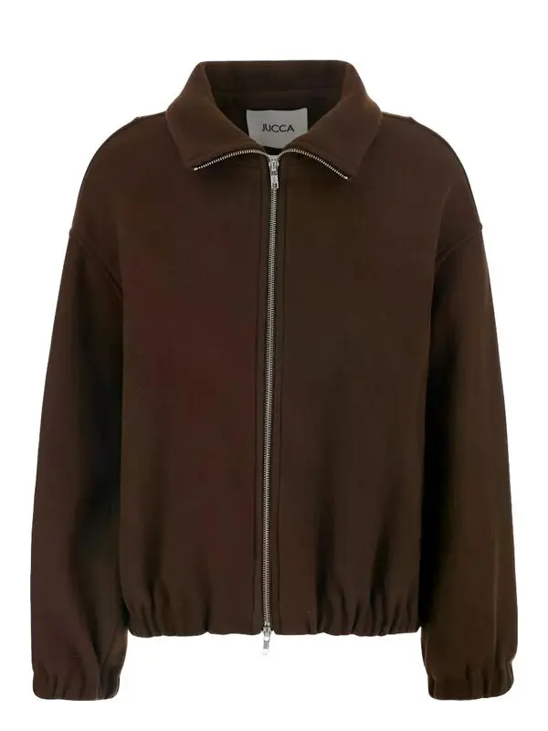 JUCCA Zip-fastening Long-sleeve Jacket - Brown