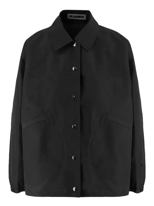 JIL SANDER Spread Collar Jacket - Black