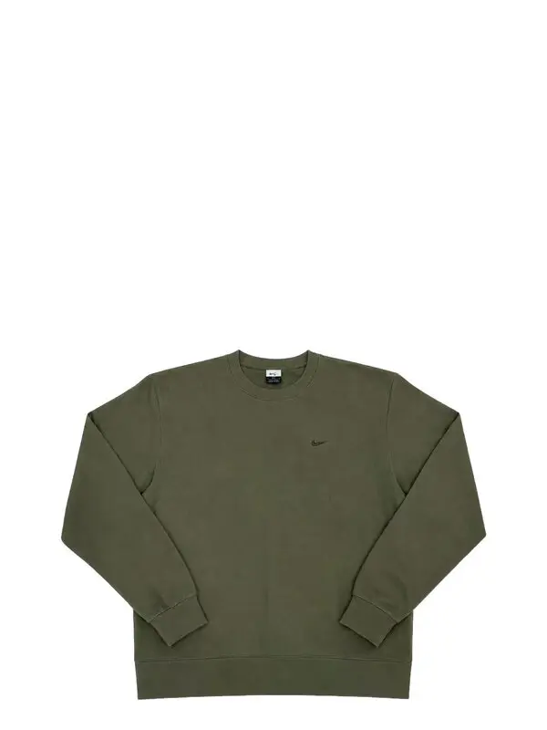 Nike Embroidered Logo Crewneck Sweatshirt - Green