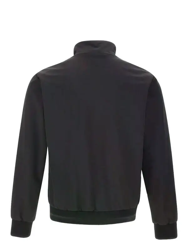 PEOPLE OF SHIBUYA Zip-up Jacket With High Neck - Black