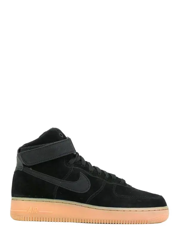 Nike Suede Platform High-top Sneakers - Black