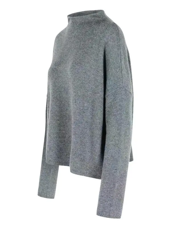 LISA YANG Sandy Boat-neck Sweater - Grey