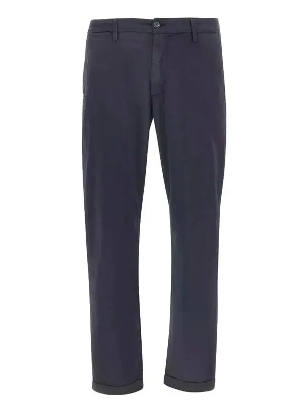 RE-HASH Patch Detail Trousers - Blue