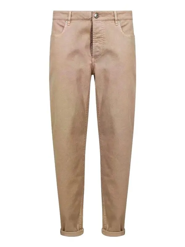 Brunello Cucinelli Straight-leg Jeans - Neutrals