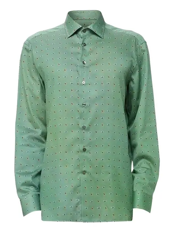 Etro Paisley-print Shirt - Green