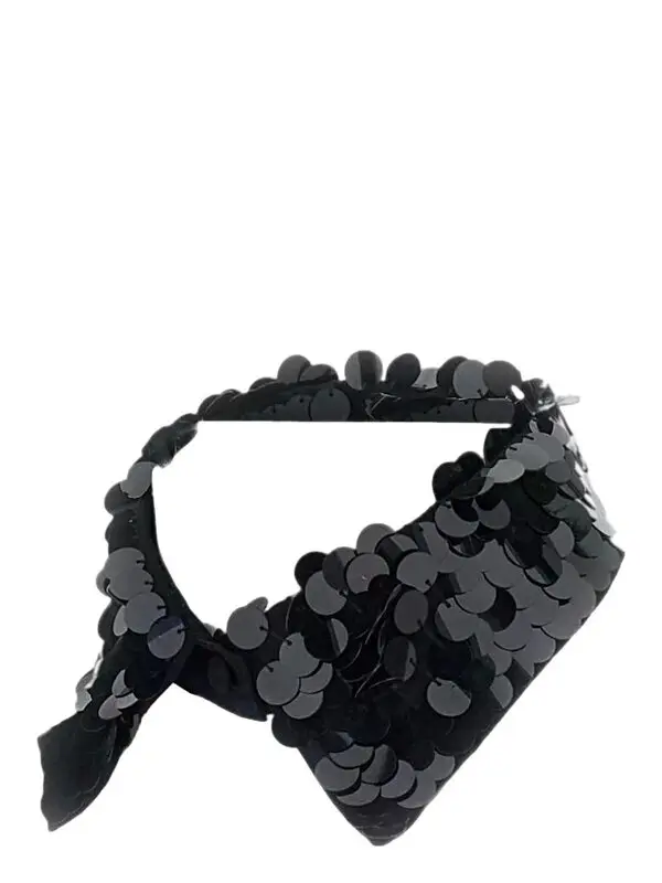 P.a.r.o.s.h Sequin Embellished Collar - Black