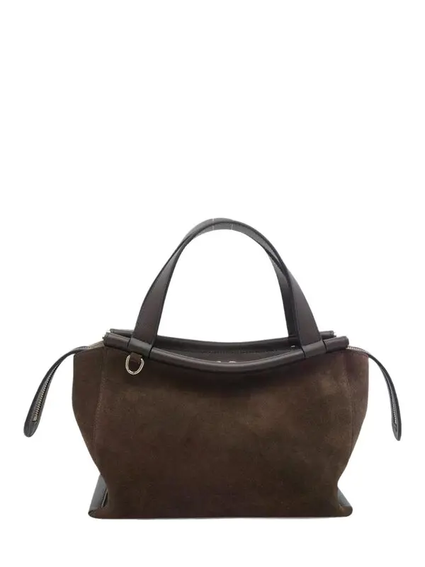 WANDLER Ida Suede Handbag - Brown