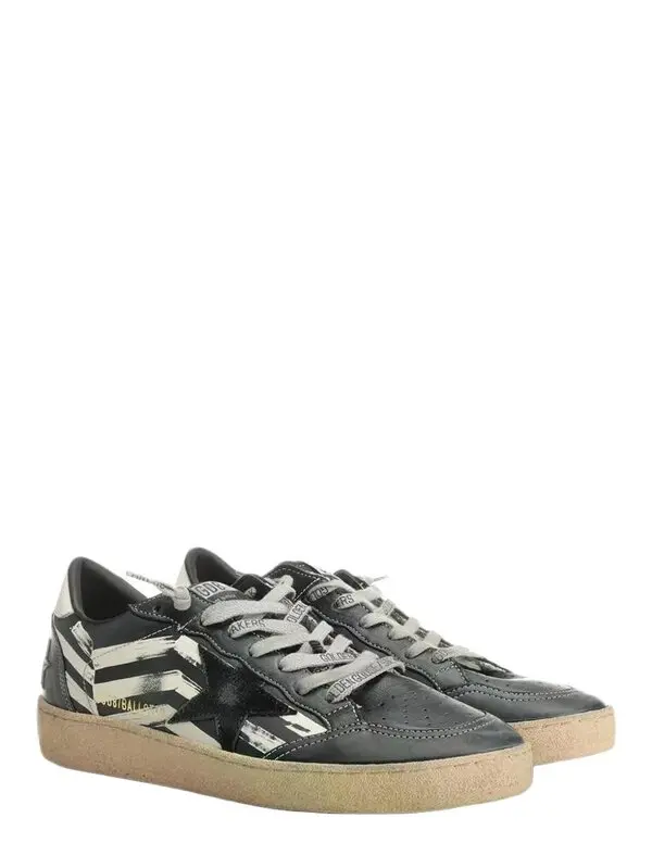 GOLDEN GOOSE Ball Star Sneakers With Star Patch - Black