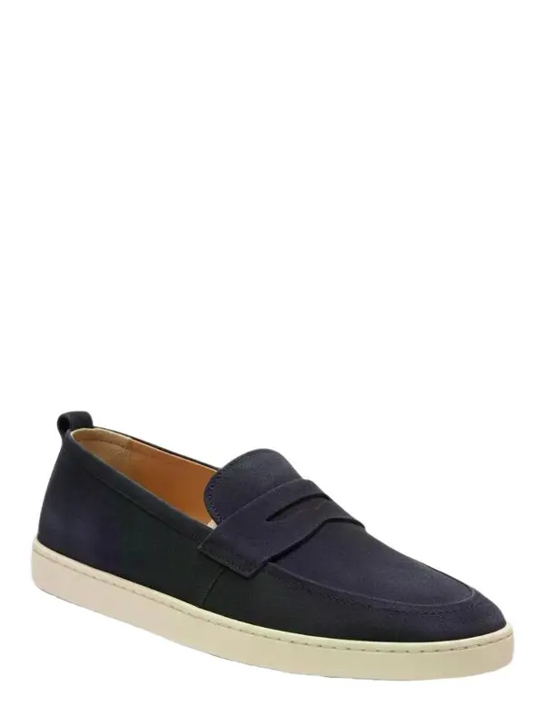 HENDERSON BARACCO Suede Slip-on Loafers - Blue
