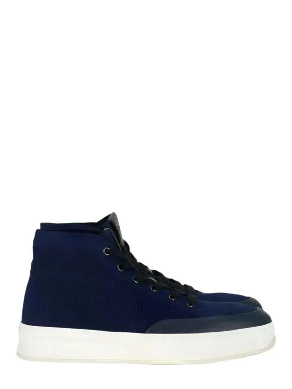 TOD'S High-top Paneled Sneakers - Blue