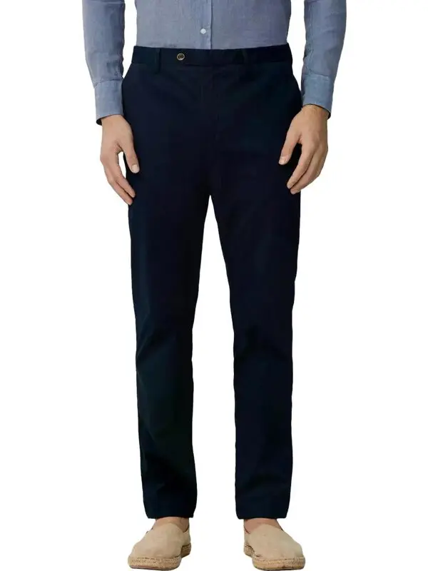 HACKETT LONDON Sanderson Belt-loop Trousers - Blue