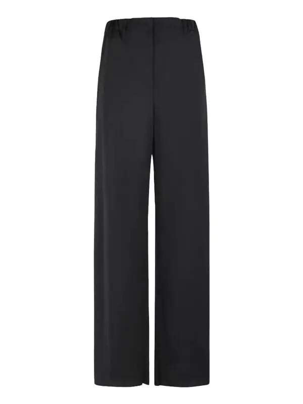 Max Mara Editto Straight-leg Trousers - Black