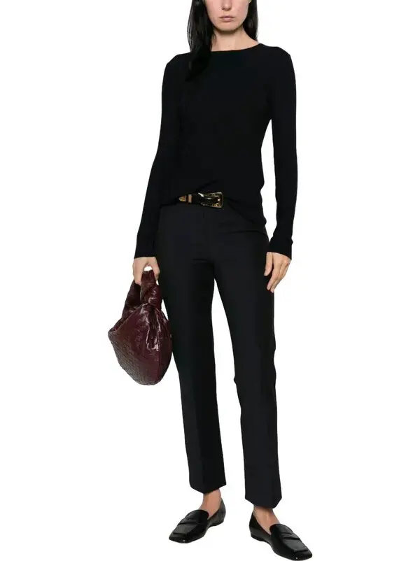 Max Mara Long Sleeve Crewneck T-shirt - Blue