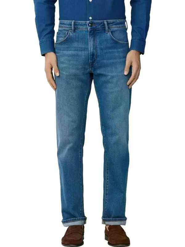 HACKETT LONDON Straight Leg Jeans - Blue