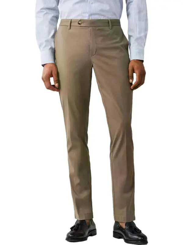 HACKETT LONDON Kensington Ribbed Trousers - Neutrals