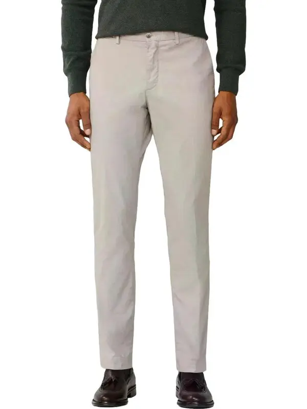 HACKETT LONDON Kensington Belt-loop Trousers - Neutrals