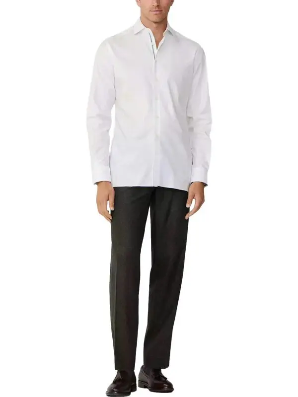 HACKETT LONDON Kensington Slim-fit Trousers - Green
