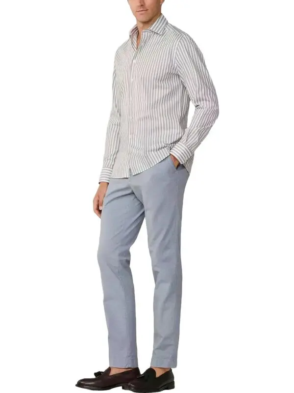 HACKETT LONDON Kensington Garment-dyed Chinos - Blue