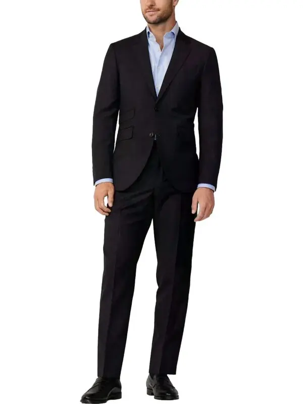 HACKETT LONDON Chelsea Wool Suit - Black