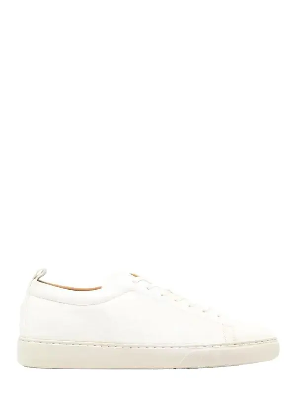 HENDERSON BARACCO Grained-leather Sneakers - White