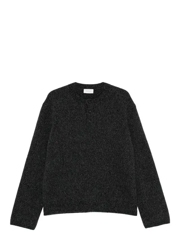 DIANA STUDIO Henley Neck Sweater - Grey