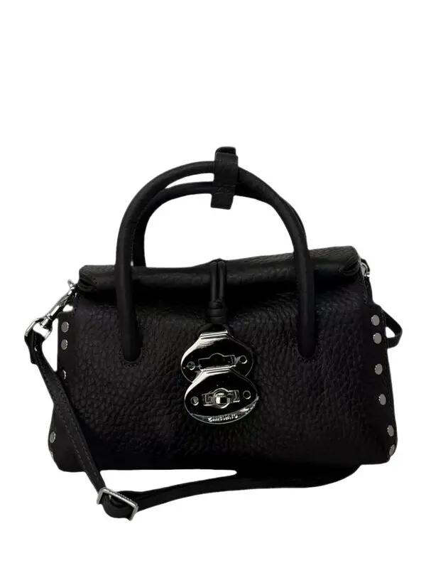 ZANELLATO Studded Leather Tote Bag - Black
