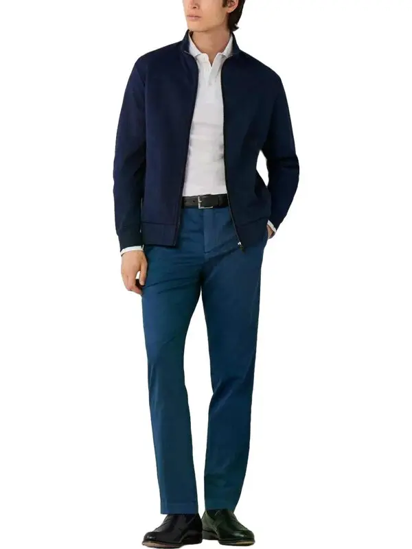 HACKETT LONDON Kensington Slim-fit Trousers - Blue