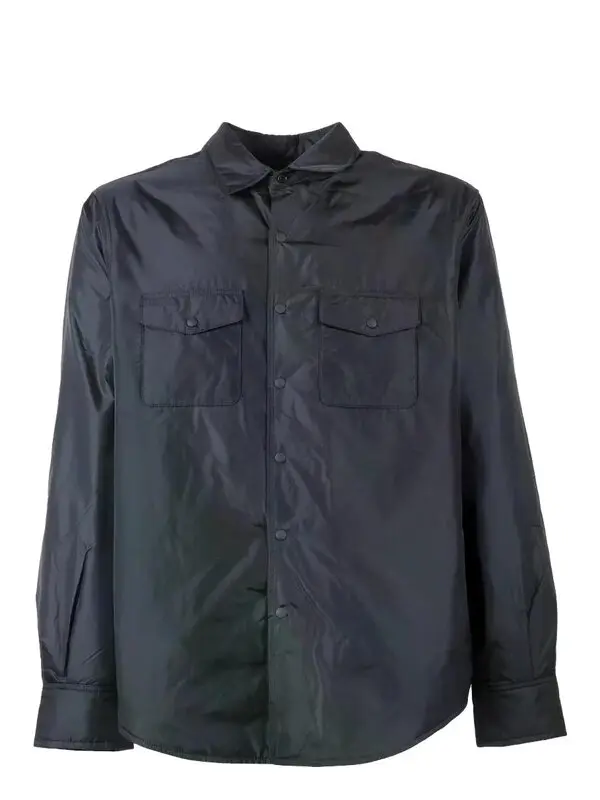 Aspesi Padded Chest-pocket Shirt - Grey
