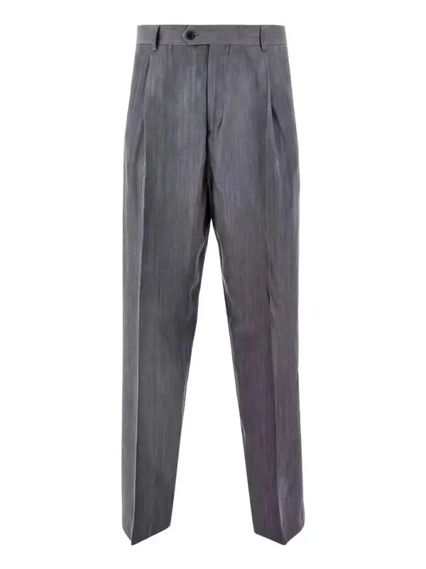 MARSEM Pleated Tailored Trousers - Grey