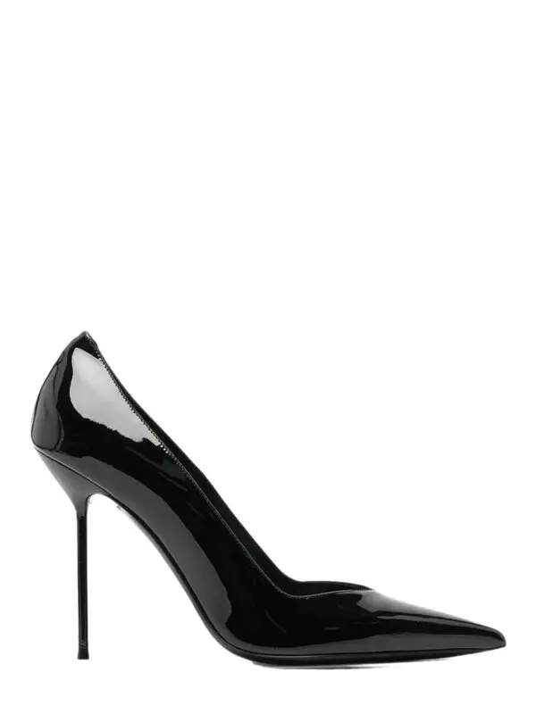 Paris Texas Patent Finish Pointed-toe Stiletto Heel Pumps - Black