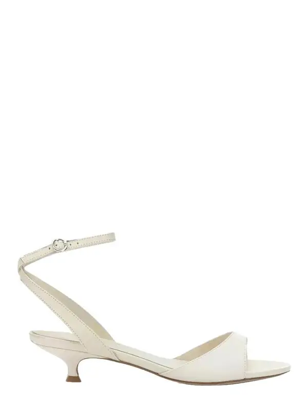 AeydĒ Zelia Leather Sandals - Neutrals