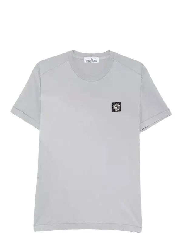 Stone Island Logo-patch T-shirt - Grey