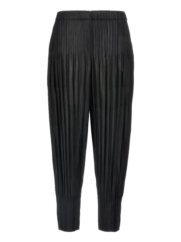 Issey Miyake Pleated Trousers - Black