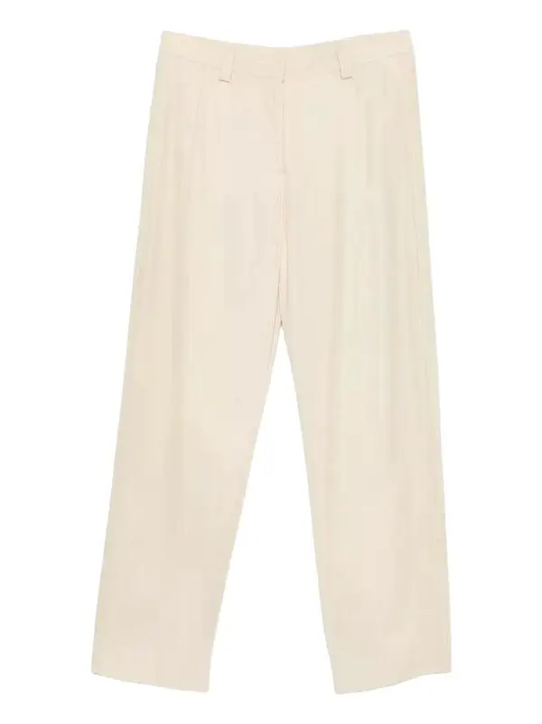 Liviana Conti Belt-loop Pocket Trousers - Neutrals